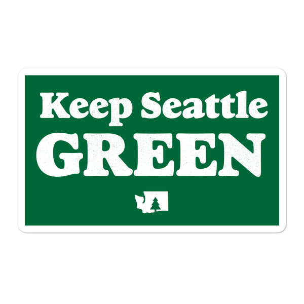 Keep Seattle Green - Sticker– Viaduct